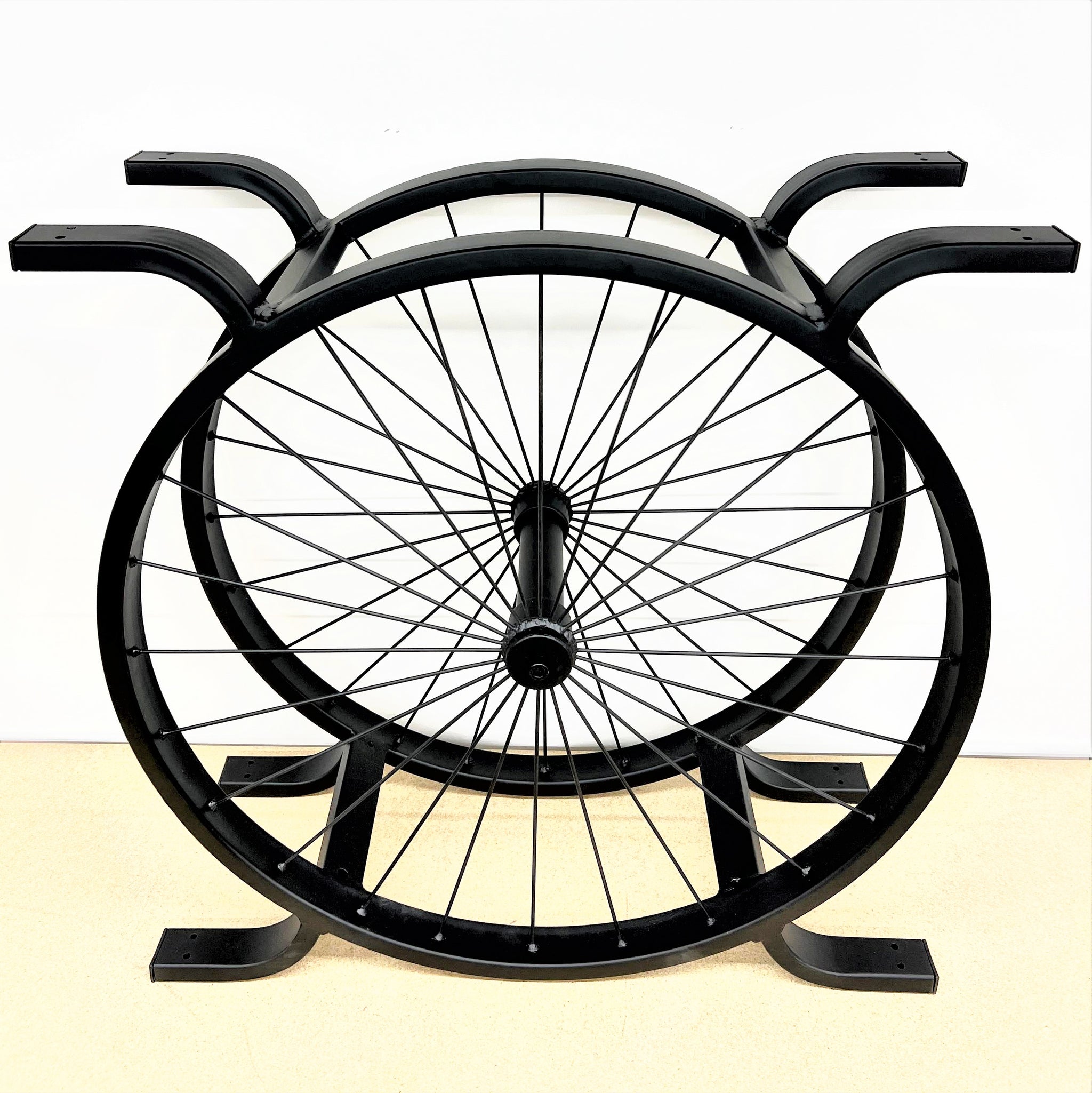 Cycle Wheel Inspired Entryway Table Legs - Powder Coated – Trustic